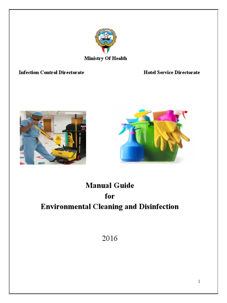Environmental Cleaning and Disinfection Guide | PDF | Disinfectant ...