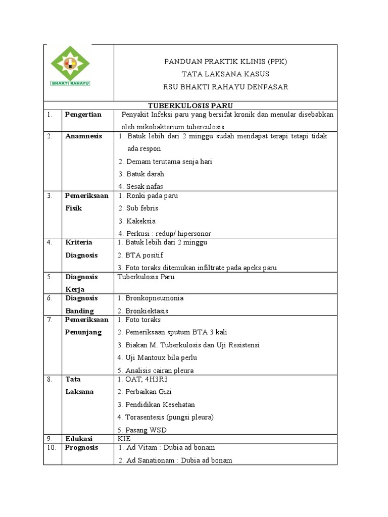 PPK TB | PDF | Pengembangan Diri | Kesehatan Holistik