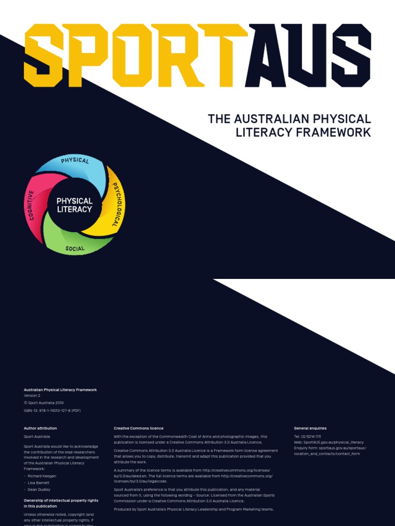 Physical-Literacy-Framework Access | PDF | Literacy | Learning