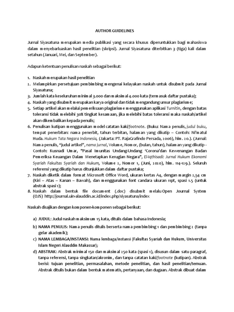 Author Guidelines | PDF