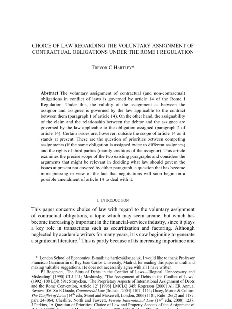 Choice | PDF | Assignment (Law) | Security Interest