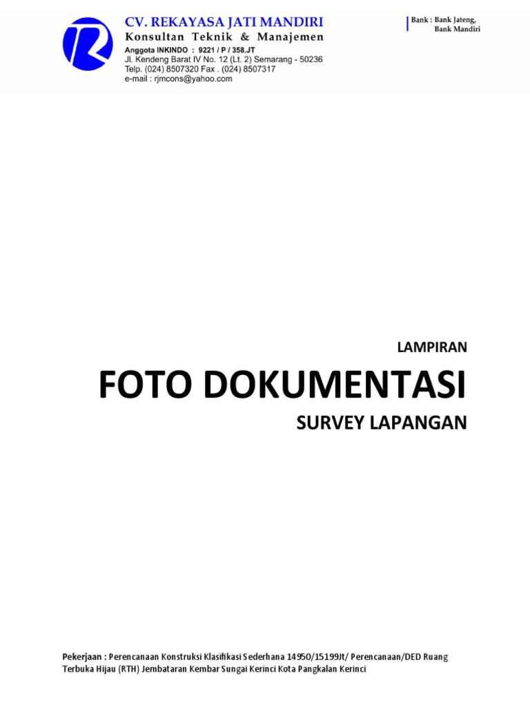 Dokumentasi Foto RTH Sungai Kerinci | PDF | Teknologi & Rekayasa