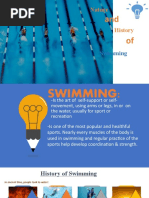 History and Evolution of Swimming | PDF | Swimming (Sport) | Swimming