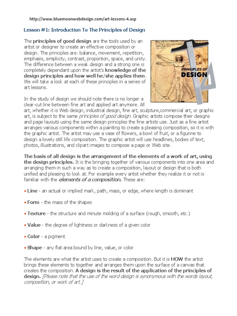 Principles of Design ADT 1 | PDF | Composition (Visual Arts ...