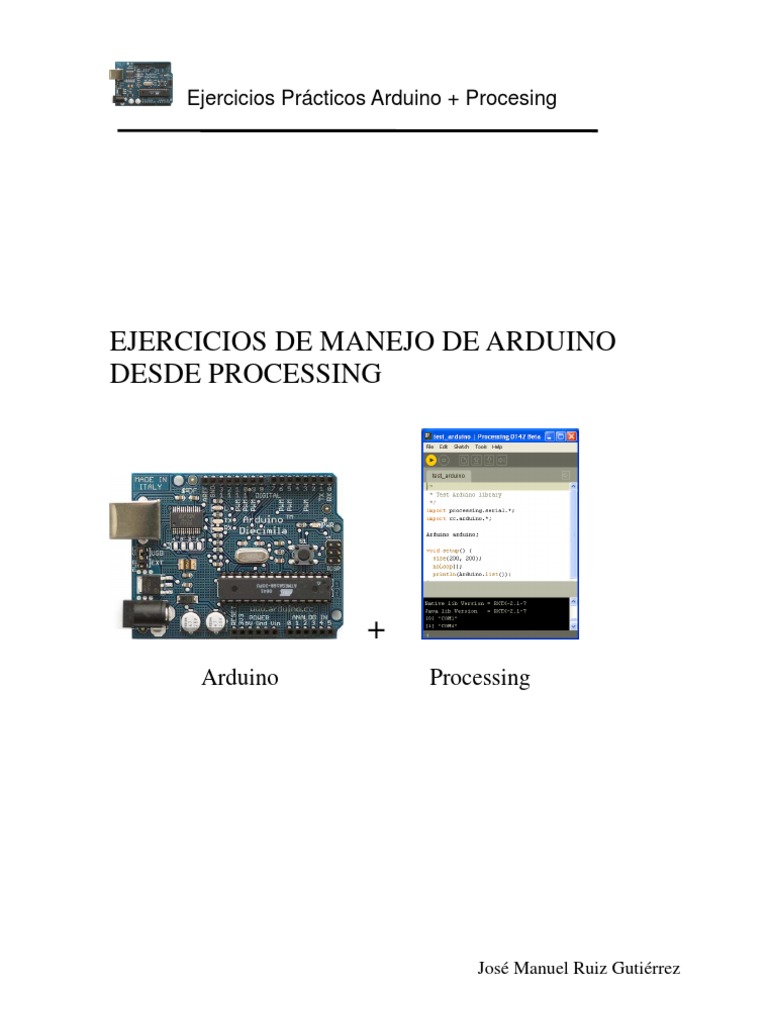 Control de salidas digitales de Arduino desde Processing mediante interacción del ratón | PDF ...
