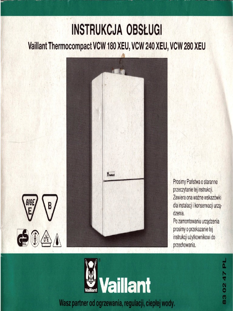 Vaillant - VCW PL | PDF