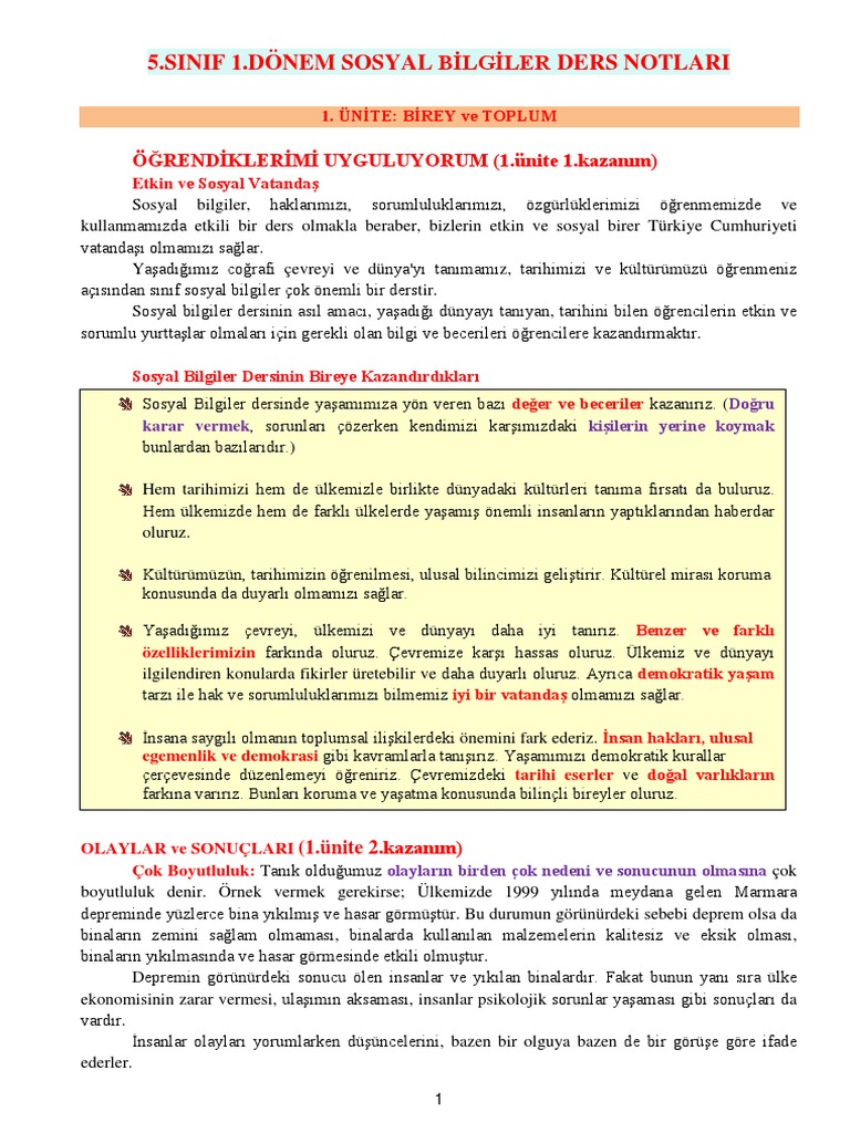 5sinif.1.donem-sosyal-ozet-YENİ MÜFREDAT (1.... ) | PDF 5sinif.1.donem-sosyal-ozet-YENİ MÜFREDAT (1.... ) | PDF