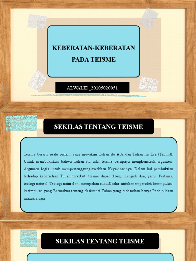 Keberatan Pada Teisme | PDF