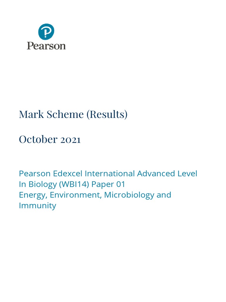 Edexcel IAL Biology October 2021 Unit 4 MS | PDF | Sense (Molecular ... Edexcel IAL Biology October 2021 Unit 4 MS | PDF | Sense (Molecular ...