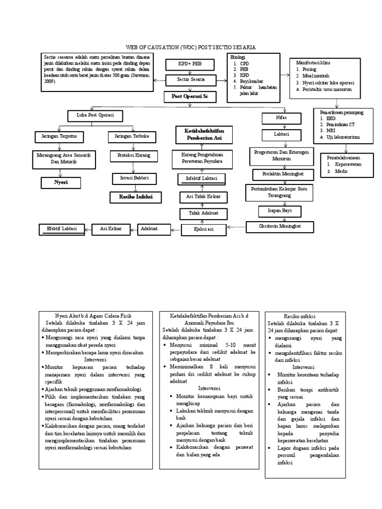 WOC Pasca Sectio Caesarea dan Nyeri | PDF