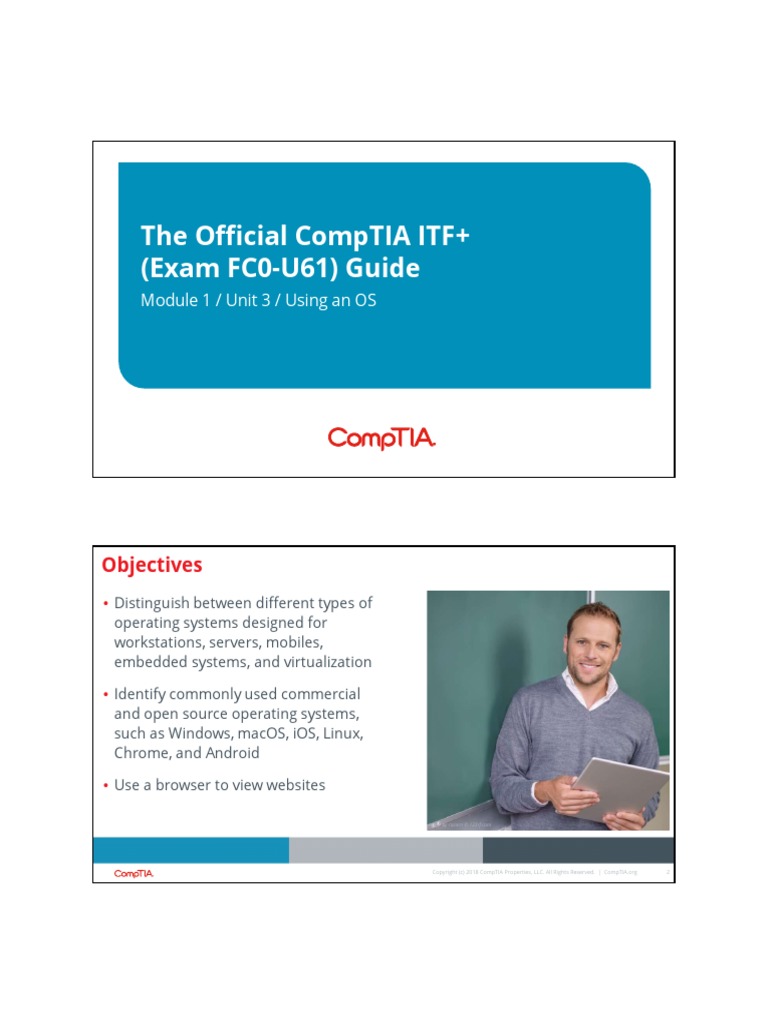 The Official Comptia Itf+ (Exam Fc0-U61) Guide: Objectives | Download ...