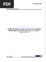 SNI Kualitas Air dan Air Limbah | PDF