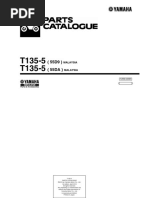 Yamaha T135 HC (Manual) Parts Catalogue | PDF | Screw | Clutch
