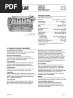 3306 Industrial Spec Sheet | PDF | Diesel Engine | Engines