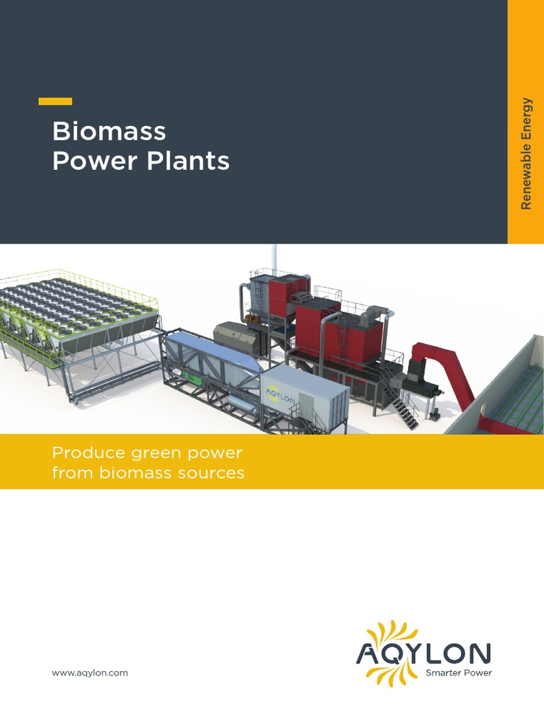 Brochure Biomass | PDF | Cogeneration | Power Station