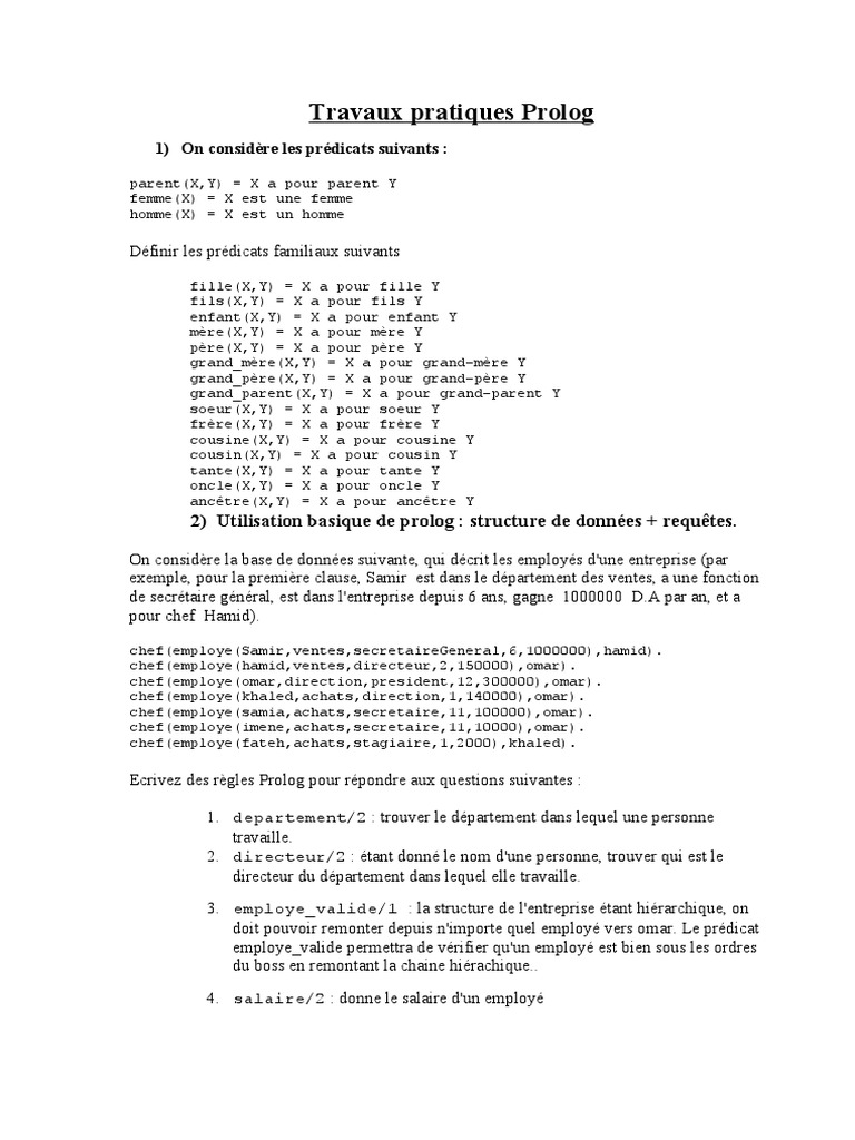 Devoir-Paradigme de Programmation | PDF | Syntaxe (logique) | Grammaire