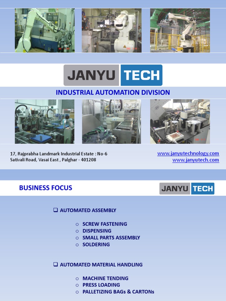 Janyu - Industrial Automation Division | PDF | Automation | Computer ...