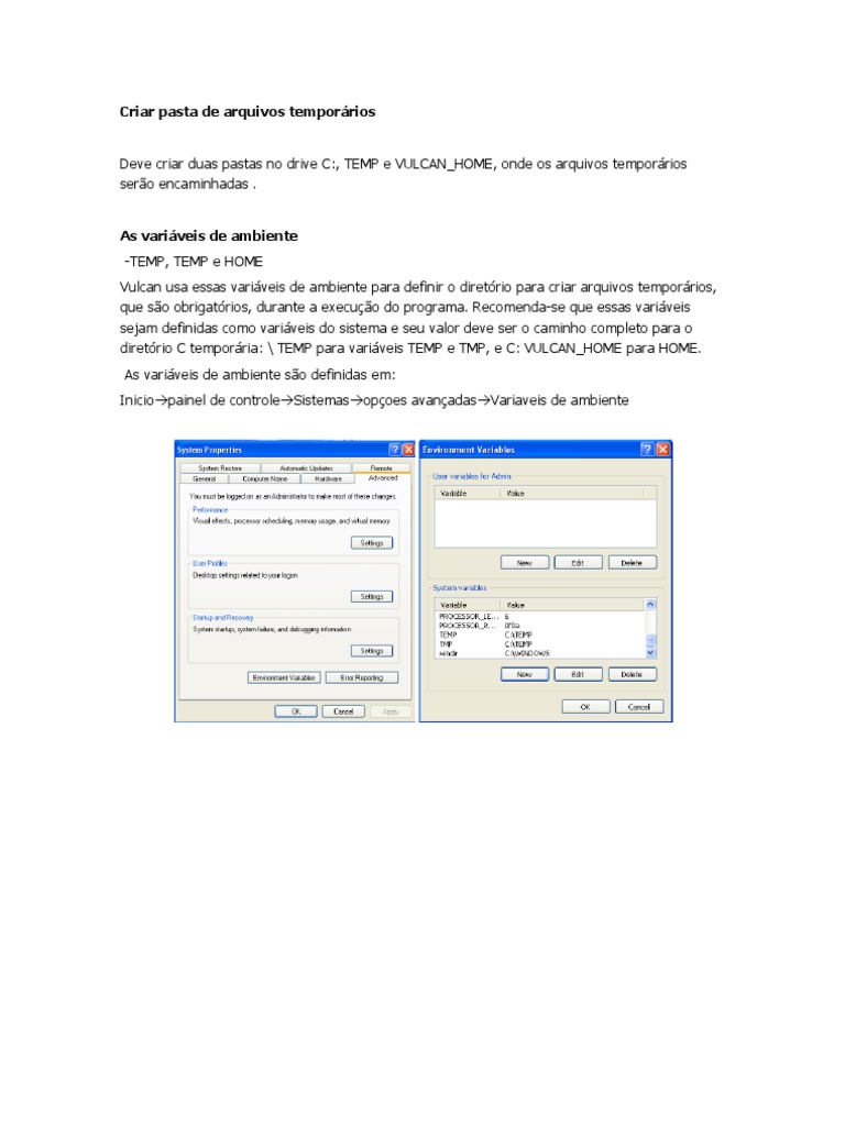 Instalaçao Vulcan - Portugues | PDF | Programa de computador | Programação