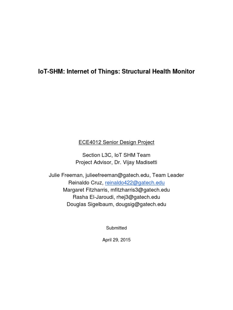 Iot-Shm: Internet of Things: Structural Health Monitor: Reinaldo422 ...