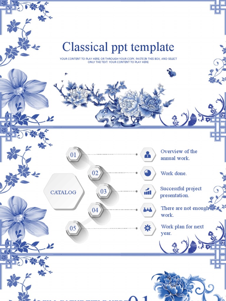 Classical PPT Template | PDF | Page Layout | Information Science