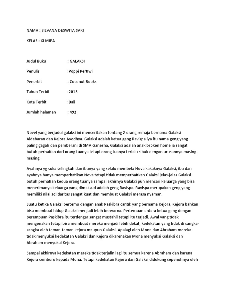 Analisis Nopel Galaksi | PDF | Ilmu Sosial