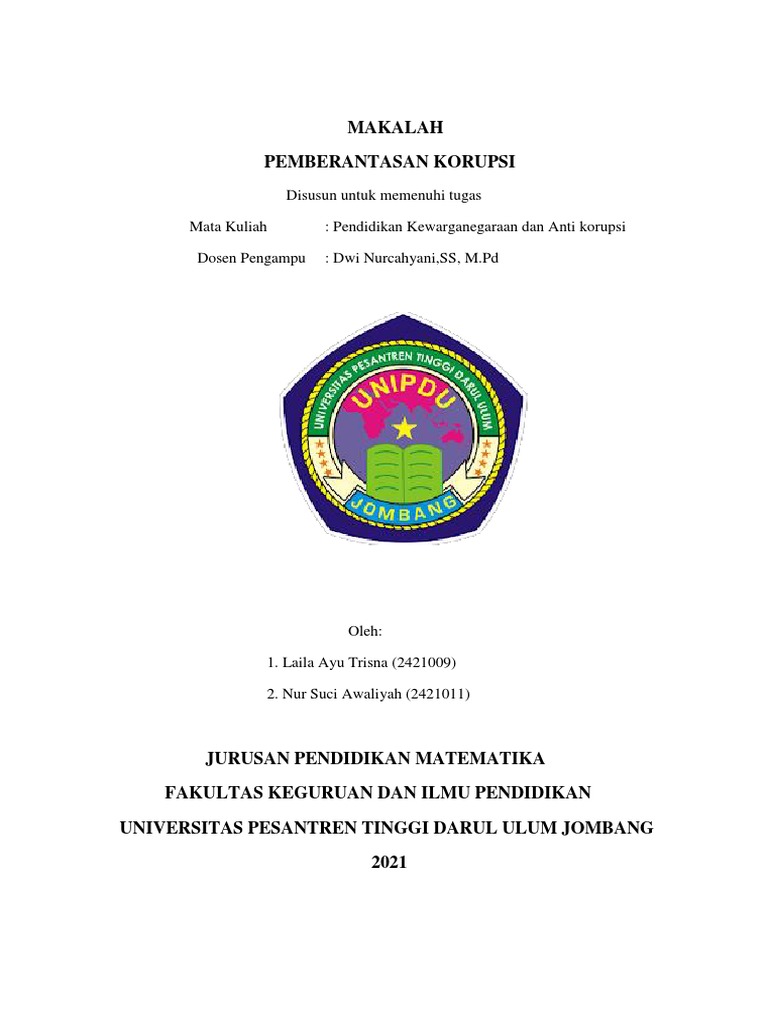 KWN Dan Anti Korupsi 4 Pemberantasan Korupsi | PDF | Karier & Perkembangan | Bisnis