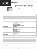 METSEPM8240: Product Data Sheet | PDF | Ac Power | Alternating Current