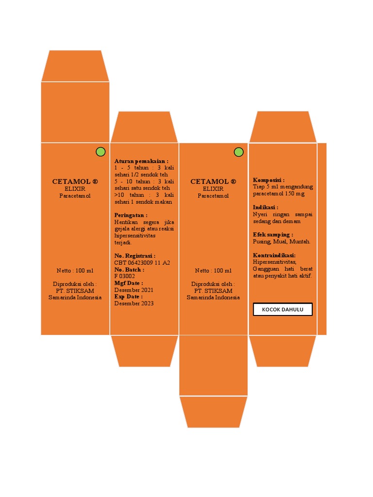 Desain Kemasan Obat | PDF