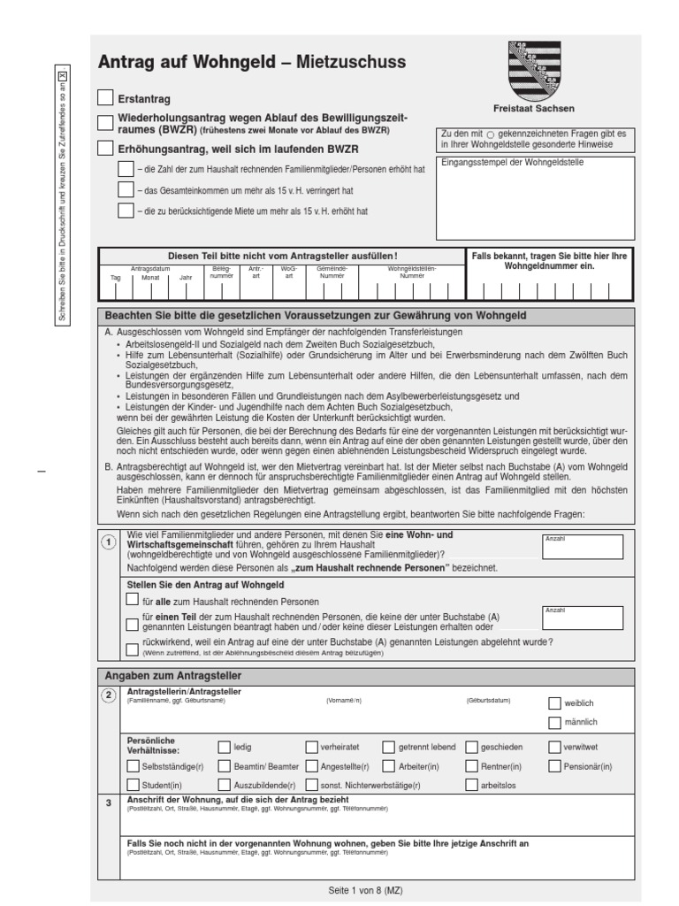 wohngeldantrag dresden