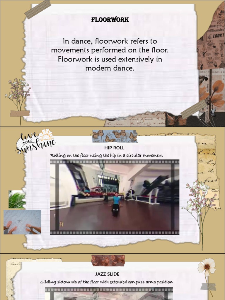 In Dance, Floorwork Refers To Movements Performed On The Floor ...