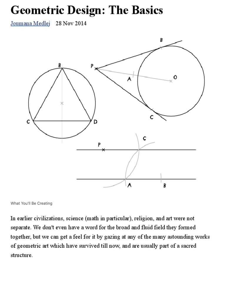 The Basics of Geometry | PDF | Circle | Triangle