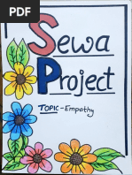 Sewa Project Grade 10 (2024-25) | PDF | Learning | Career & Growth
