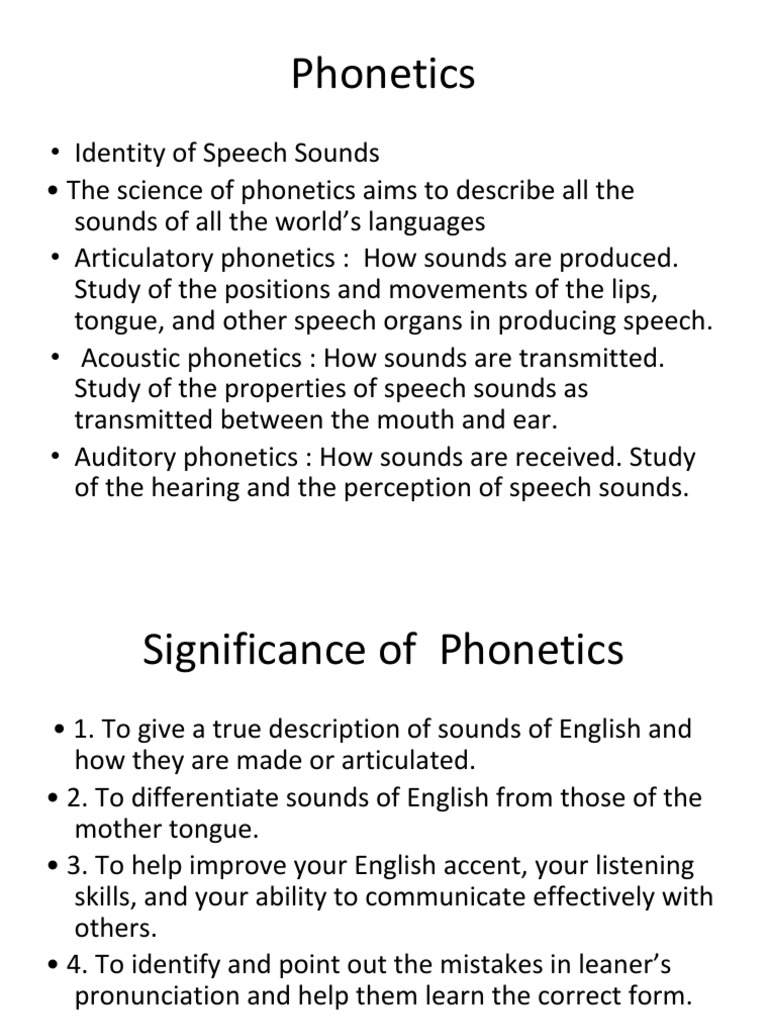 Pheonetics | PDF | Phonetics | Speech