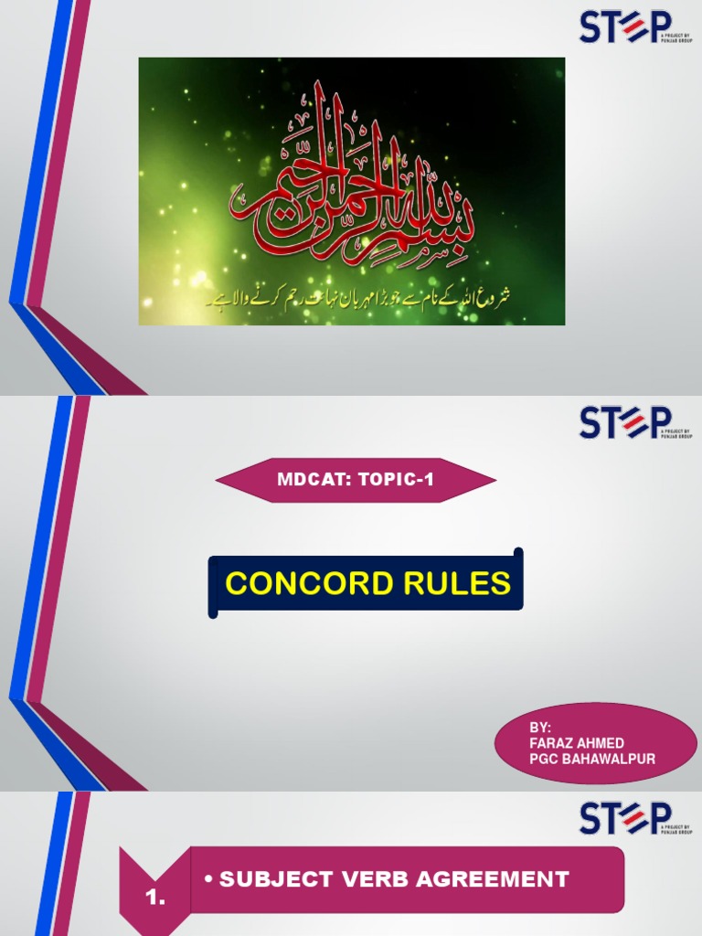 Topic-1-Concord Rules (Final) (Encrypted) - 1-Unlocked | PDF ...