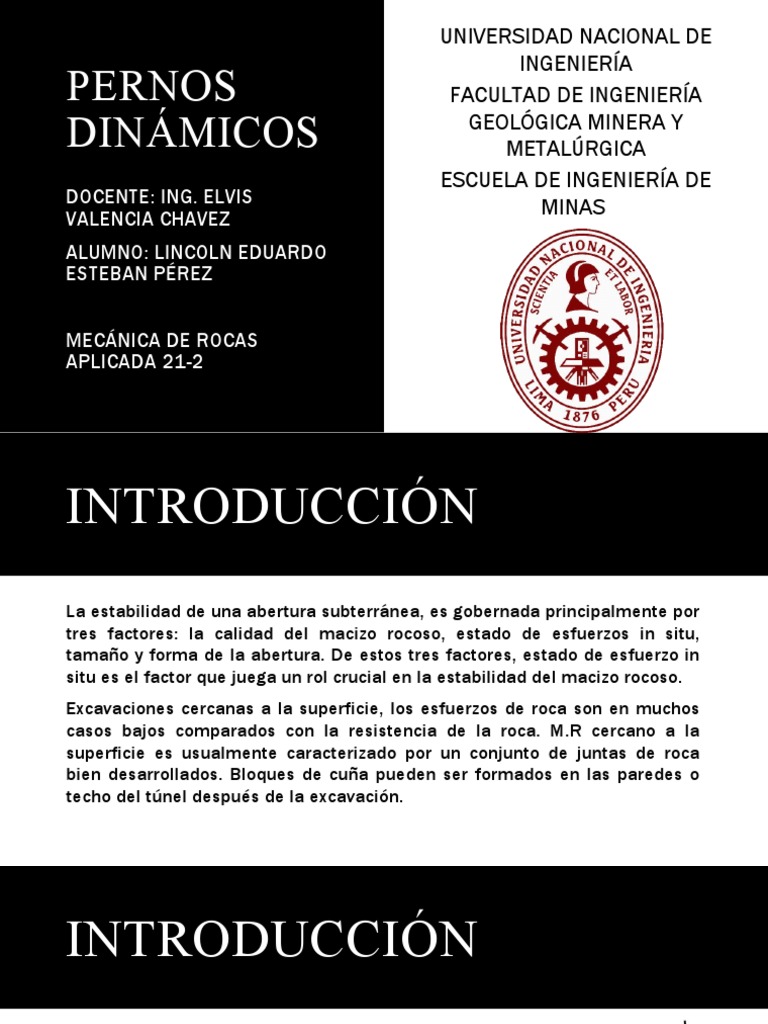 Pernos Dinámicos | PDF | Temblores | Falla (geología)