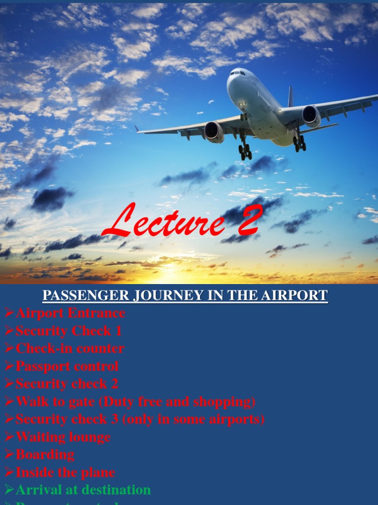 Airlines Services Lecture 2 Pdf Aviation Aircraft
