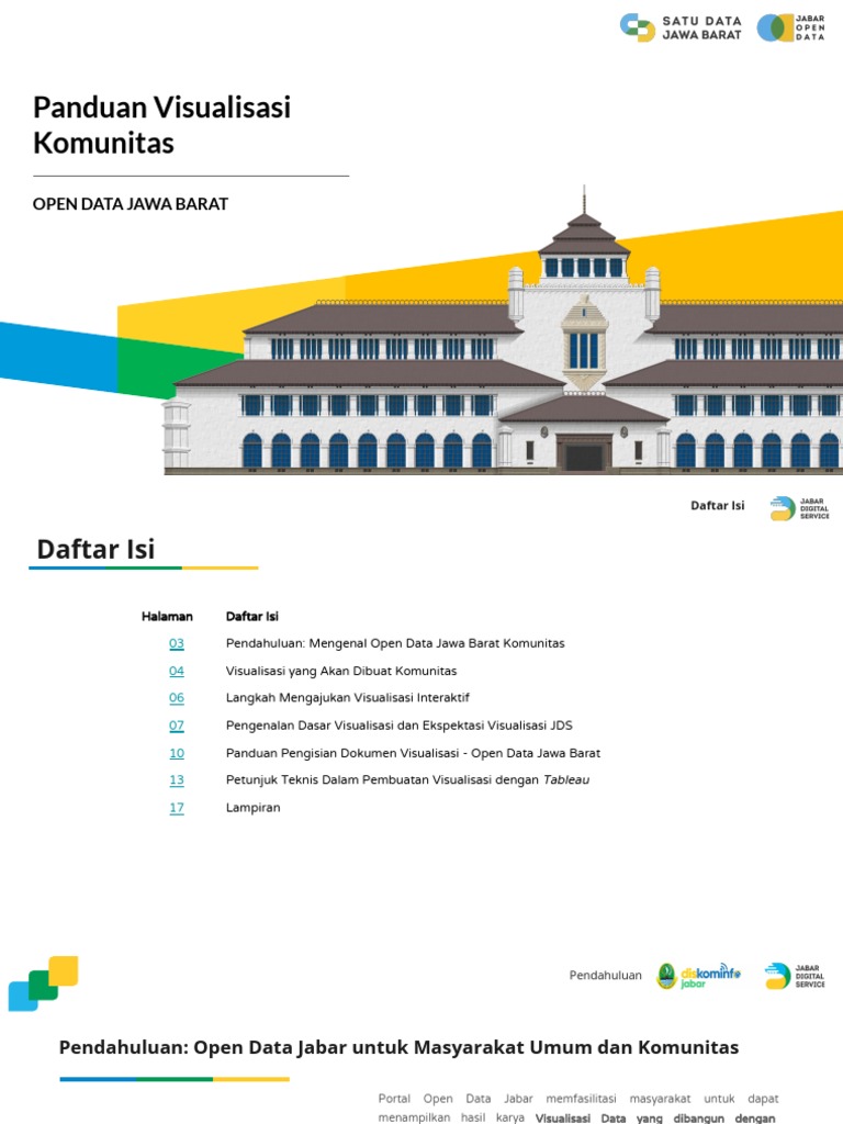 Panduan Visualisasi Open Data Jabar | PDF