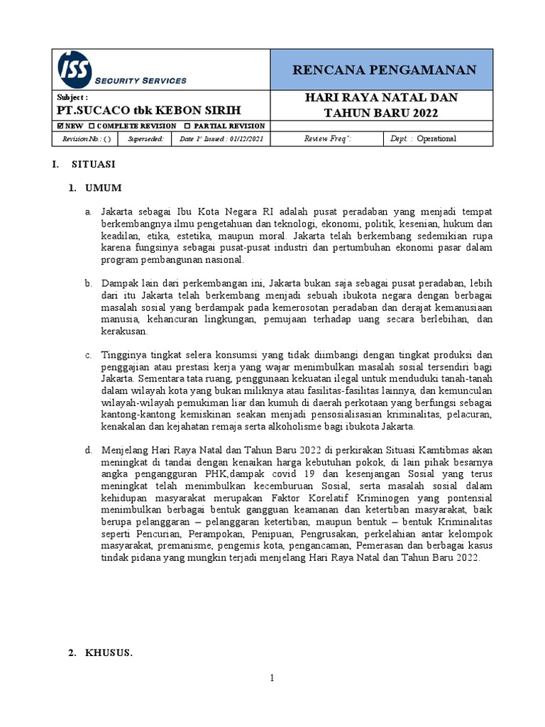 Renpam Natal Dan Tahun Baru | PDF