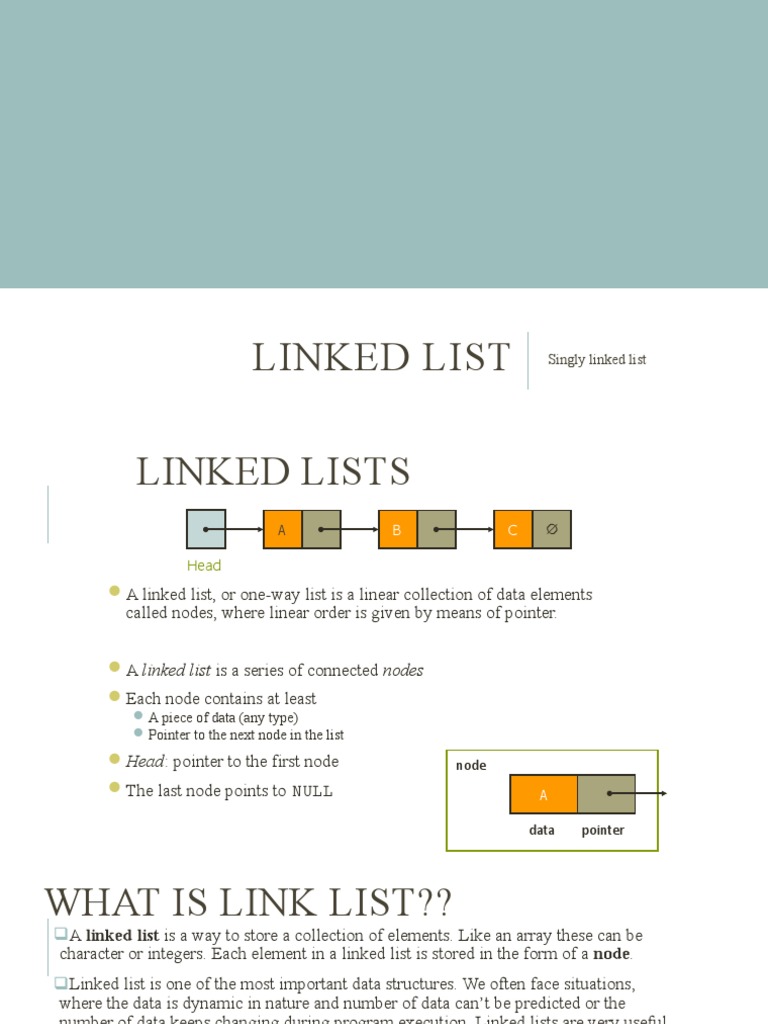 Singly Linked List Pdf Pointer Computer Programming Array Data Structure