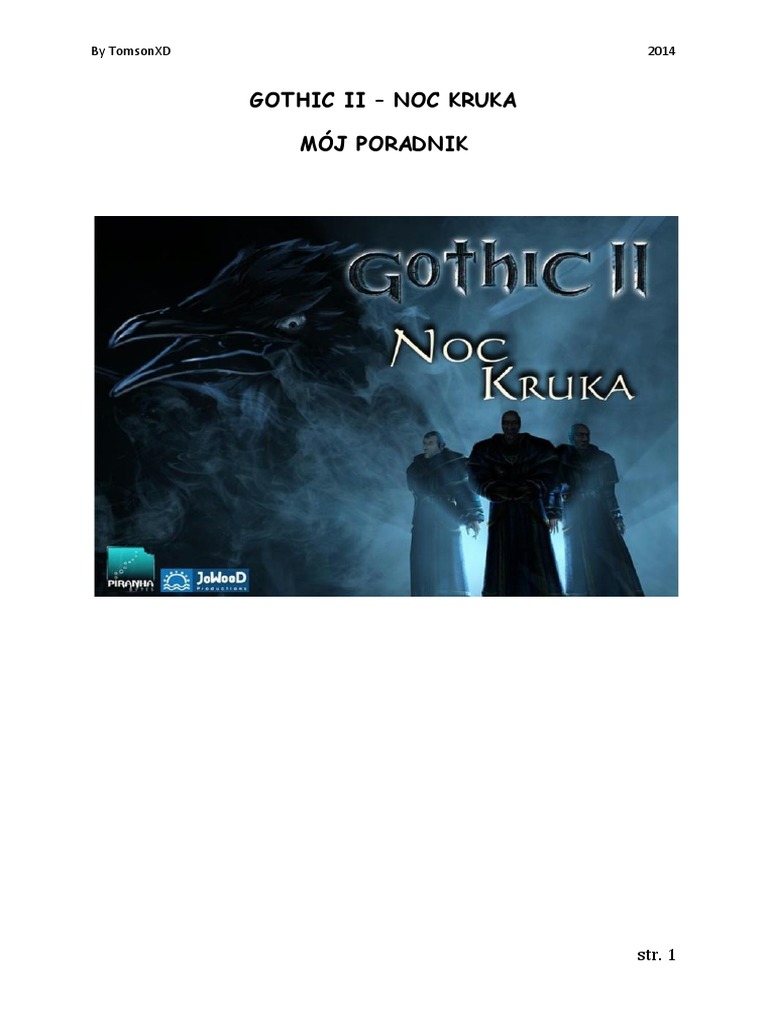 Gothic II - Noc Kruka - Poradnik by TomsonXD 2014 | PDF