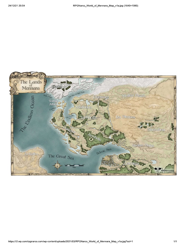 Mapa Terrinoth | PDF
