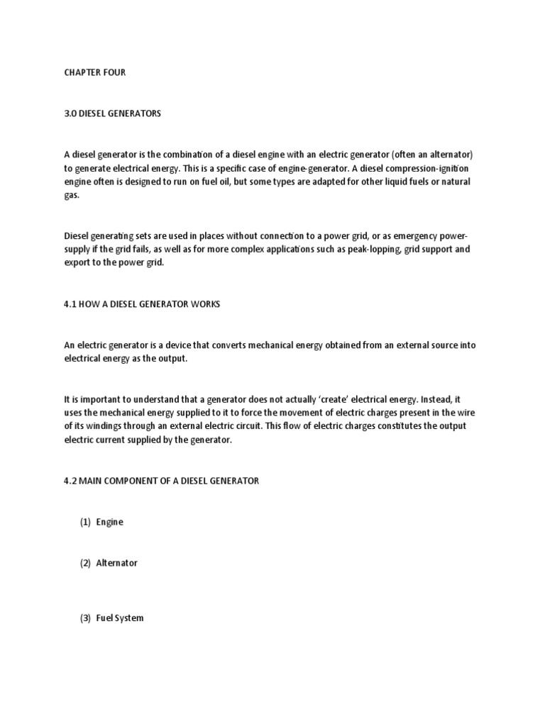 Diesel Generators | PDF | Internal Combustion Engine | Diesel Engine