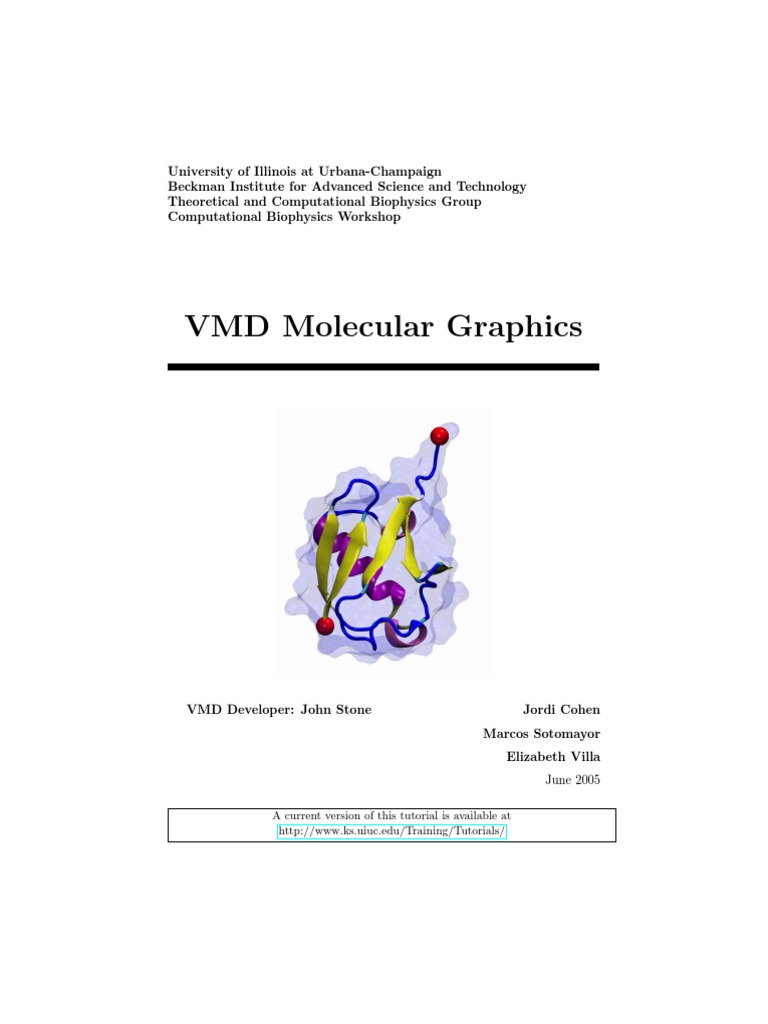 L6 VMD Tutorial | PDF | Alpha Helix | Amino Acid