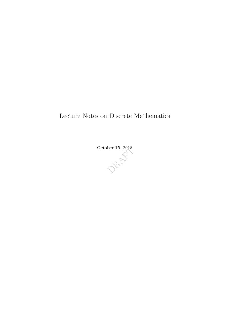 Discrete Mathematics 2 离散数学 | PDF | Set (Mathematics) | Function ...