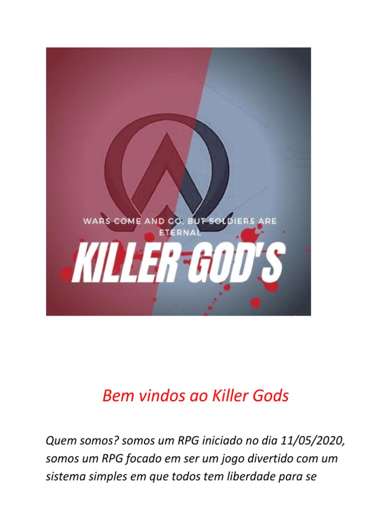 Guia completo para novos jogadores do RPG Killer Gods | PDF | Jogos de RPG