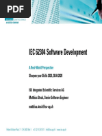 IEC 62304 Checklist | PDF | Verification And Validation | Risk Management