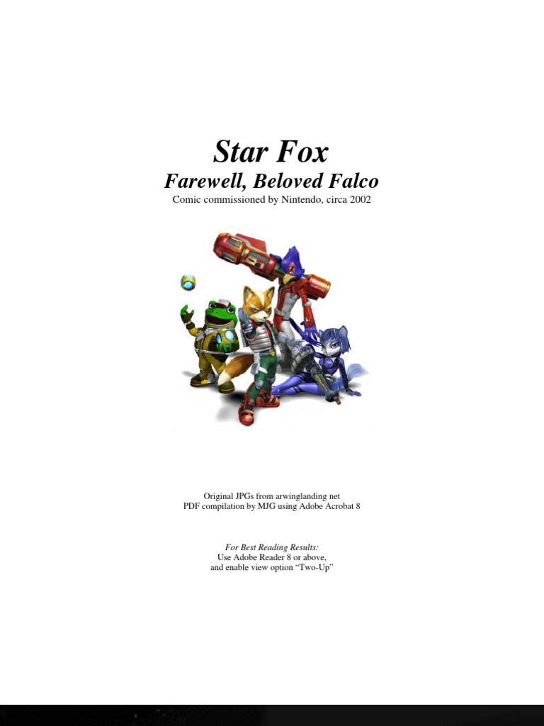 Star Fox: Farewell, Beloved Falco Comic | PDF