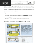 Cours Montage Des Roulements | PDF | Technologie et ingénierie
