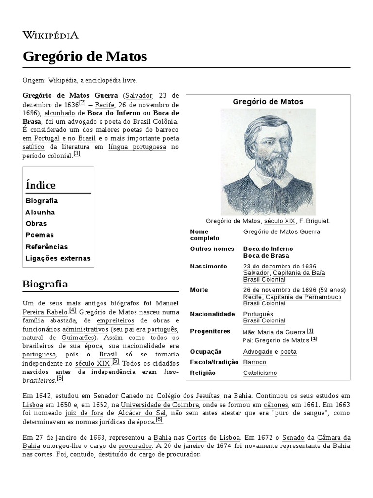 Gregório de Matos | PDF