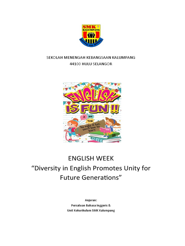 Kertas Kerja English Week 2021 | PDF